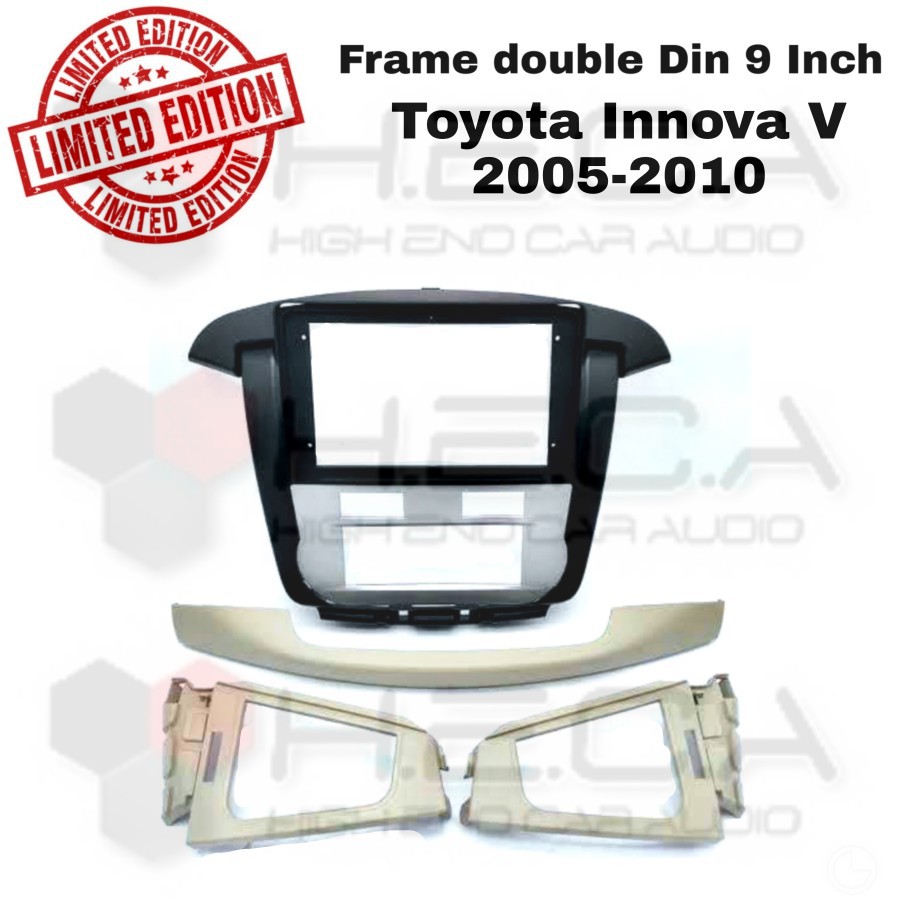 Jual Frame 9" TOYOTA INNOVA V 2005-2010 Double Din Android Head Unit 9 ...