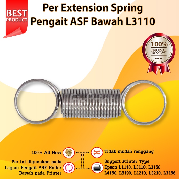 Jual Per Extension Spring Pengait ASF Roller Bawah Printer Epson L3110 ...