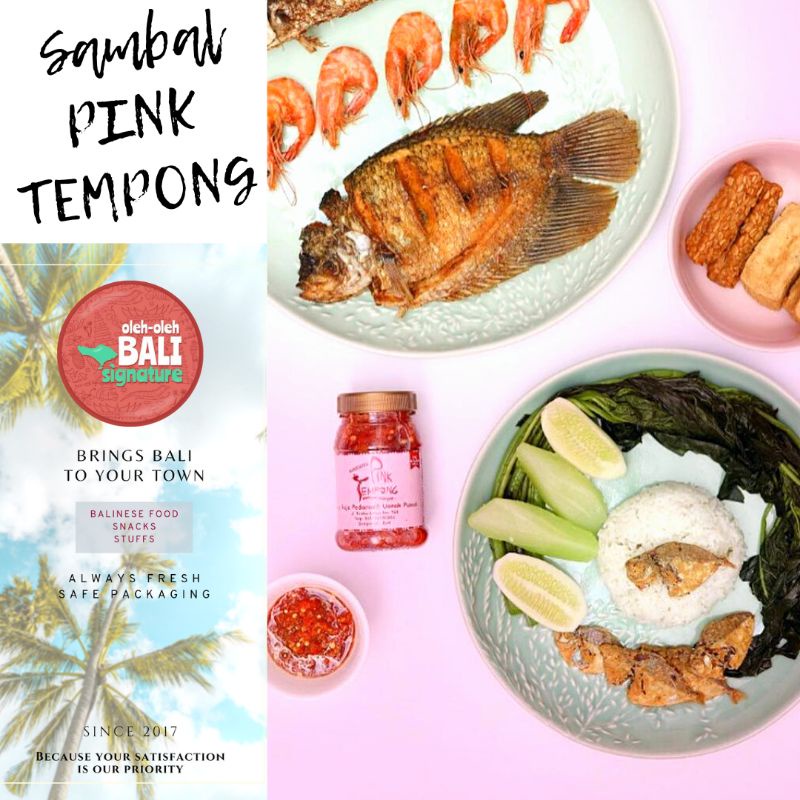 Jual Sambal Pink Tempong Bali (Frozen Packed Fresh) | Shopee Indonesia