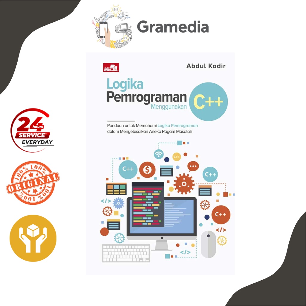 Jual Gramedia Mega - LOGIKA PEMROGRAMAN MENGGUNAKAN C++ | Shopee Indonesia
