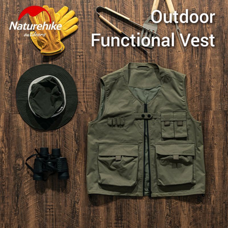 Jual JAKET ROMPI NATUREHIKE NH20FS007 VEST TACTICAL OUTDOOR FUNGSIONAL ...