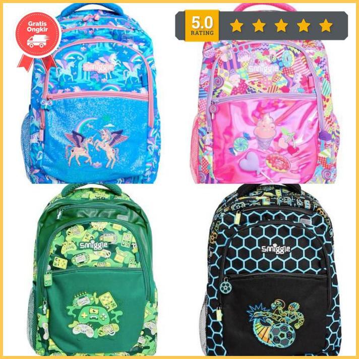 Jual Smiggle Far Away /Space Cat Senior Backpack Original - Faraway ...