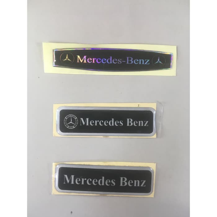 Jual Emblem Sticker / Stiker Mercedes Benz (Reflective) | Shopee Indonesia