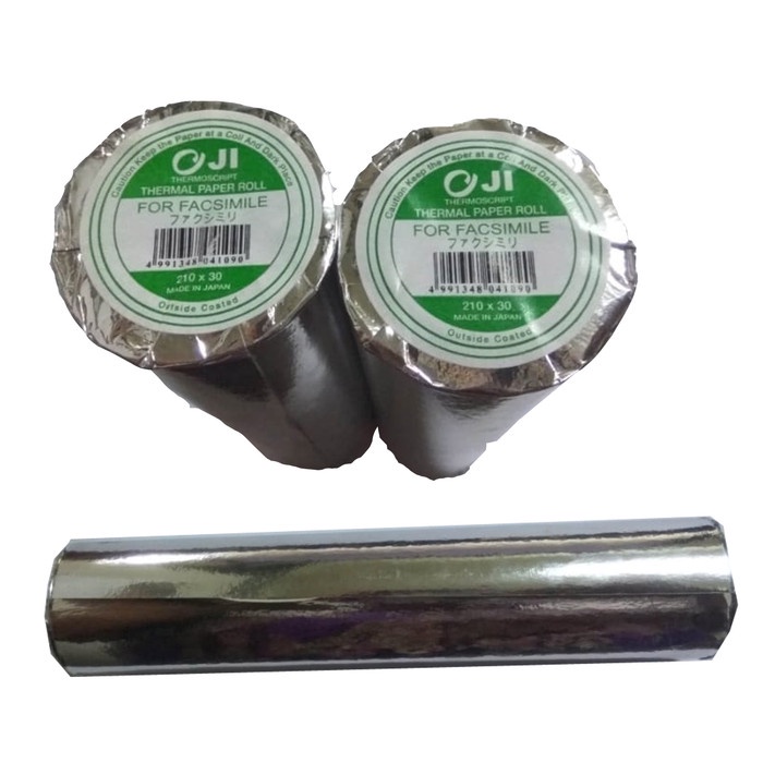 Jual Kertas Fax merk Ojifax Dan E-Print Fax Thermal 210mm x 30m / 216mm ...