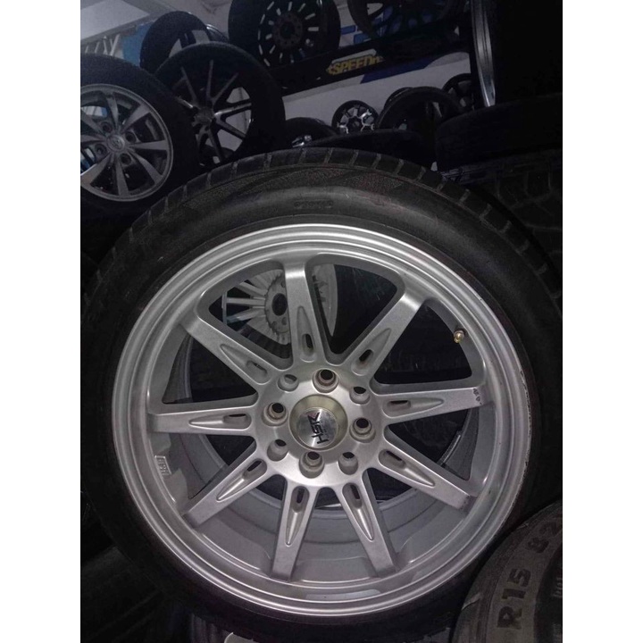 Jual Velg Mobil Bekas TIKALA HSR Wheel Ring 16X7 baud 4X100-114,3 plus ...