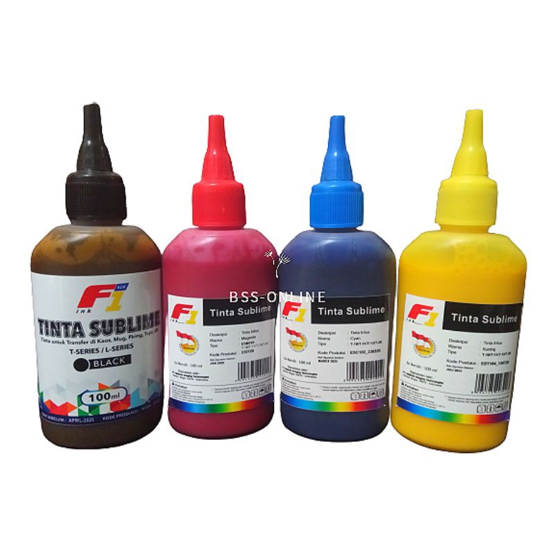 Jual Tinta Sublime F1 T-Series/L-Series 100ml | Shopee Indonesia