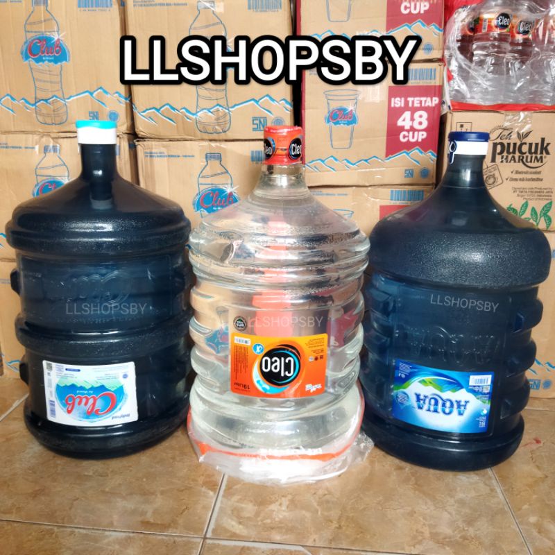 Jual Galon Kosong Galon Aqua Galon Cleo Galon Club Isi Dan Air Isi Ulang Shopee Indonesia