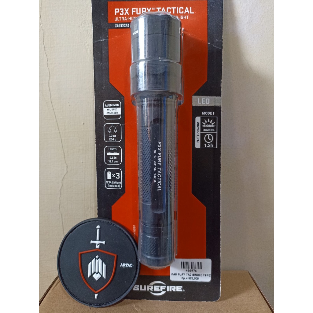 Jual SUREFIRE P3X FURY TACTICAL | Shopee Indonesia