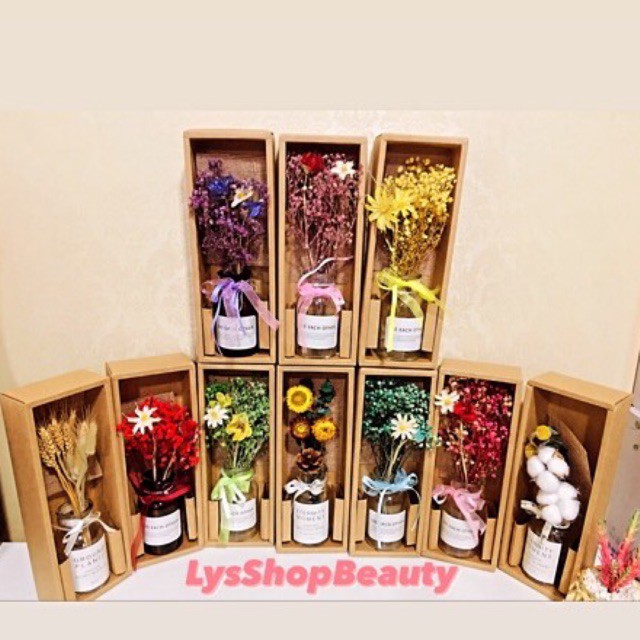 Jual GL#FGB Minimalis Style vas bunga DRIED FLOWER GIFT Box Batam ...
