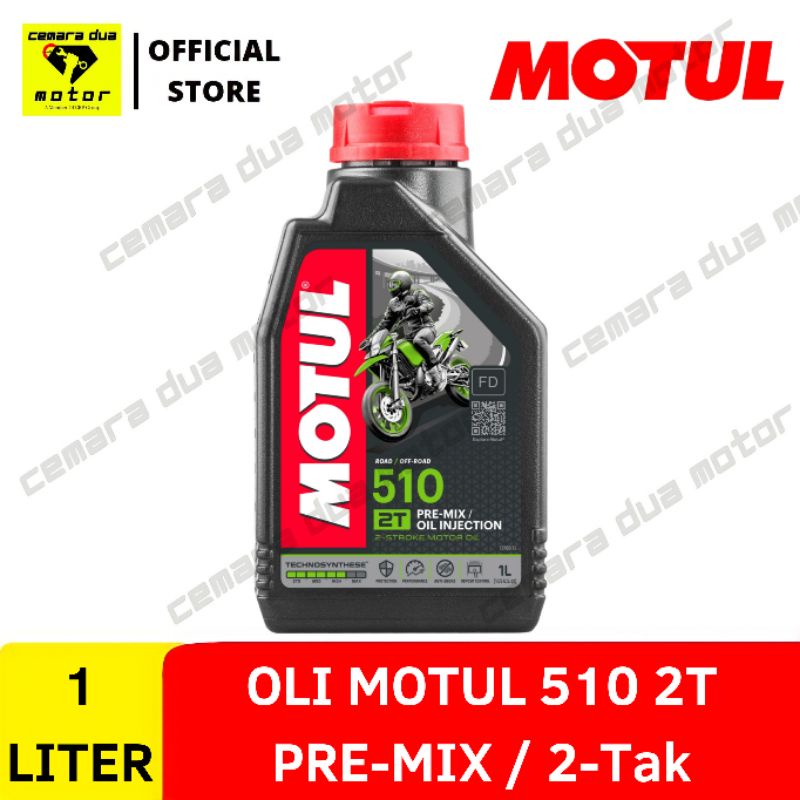 Jual OLI MOTUL 510 2T 1 LITER PRE-MIX / OIL INJECTION OLI SAMPING 2TAK 2-STROKE MOTOR OIL ...