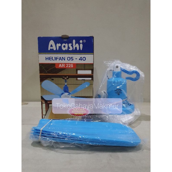 Jual Arashi Helifan 05 40w 40watt / Kipas Angin Gantung / Kipas Gantung ...