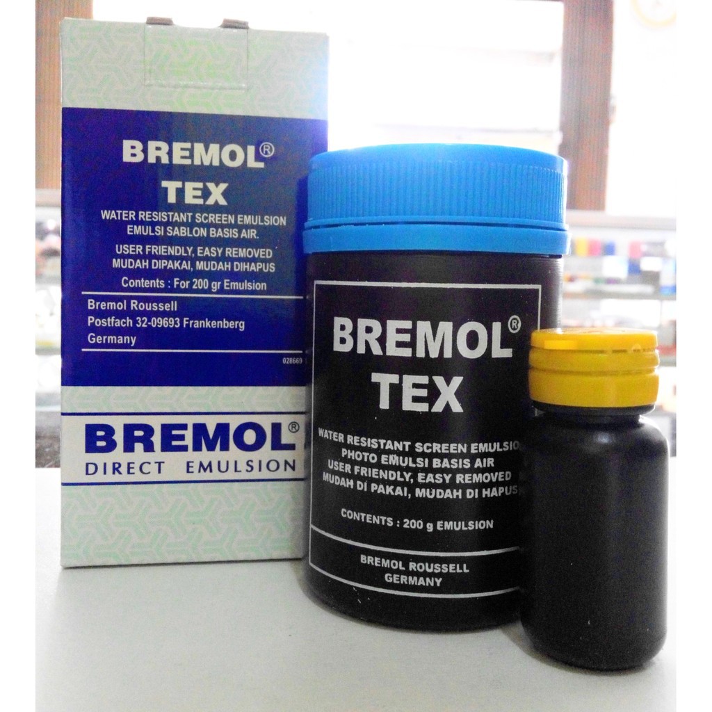Jual OBAT AFDRUK SABLON - BREMOL TEX 200GR | Shopee Indonesia