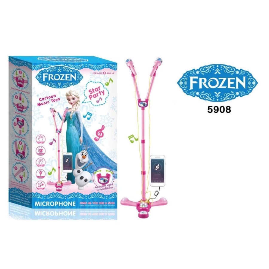 Jual Mainan Edukatif / Edukasi Anak - Microphone Double Mic Nyanyi ...