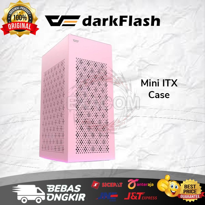 Jual darkFlash DLH21 Pink MINI ITX PC Casing [No Fan] - Mini ITX Case ...