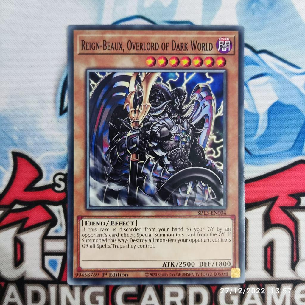 Jual yugioh reign beaux overlord of dark world SR13 common 1st original ...