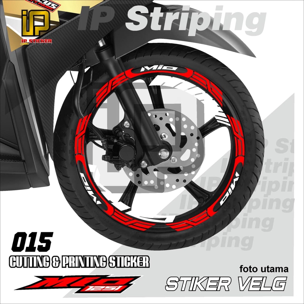 Jual Stiker Velg Mio 125i- Sticker Velg Variasi List Yamaha Mio 125i ...