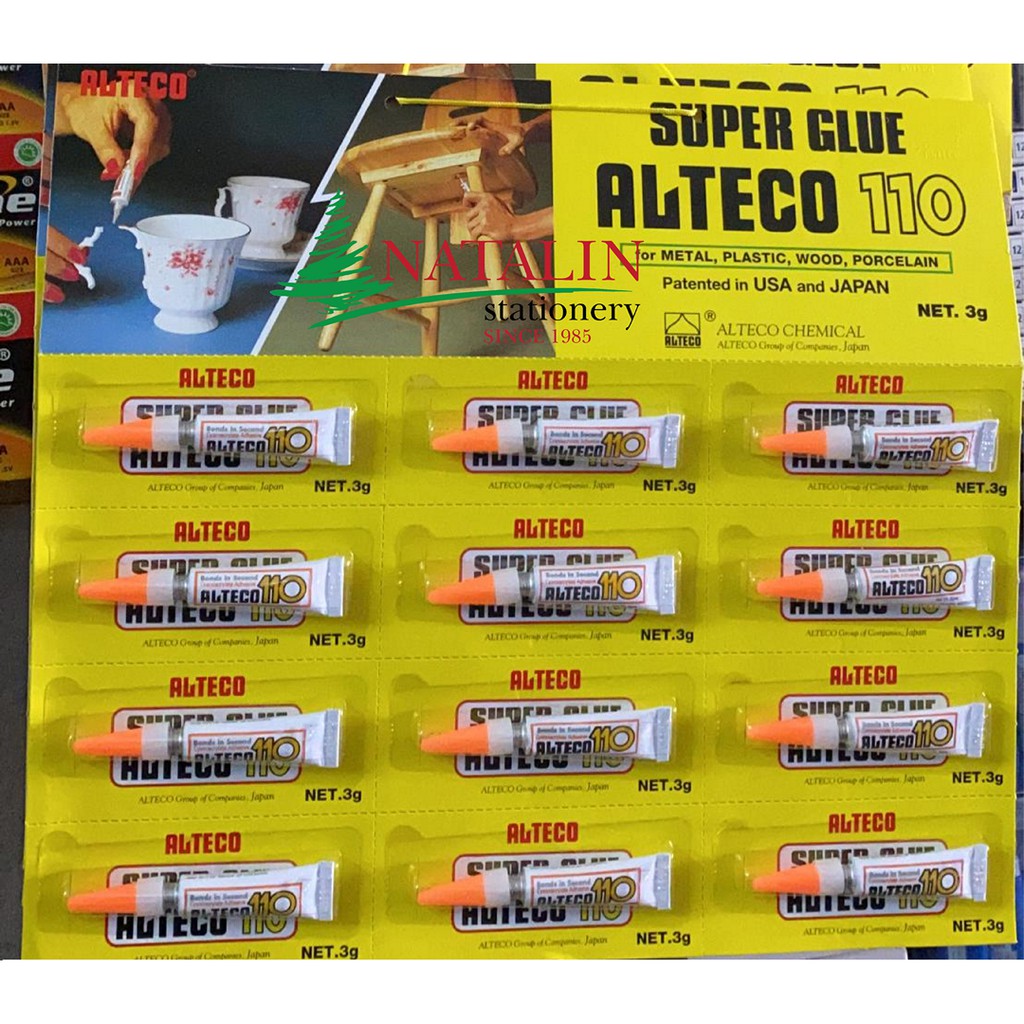 Jual Lem ALTECO 110 / Super Glue ( Original ) | Shopee Indonesia