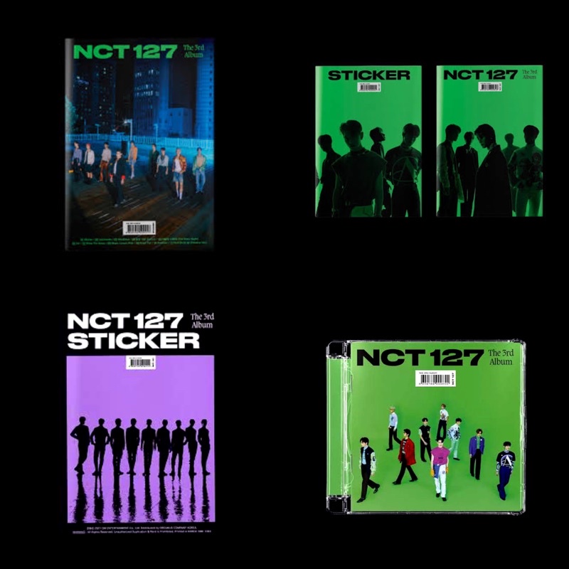 Jual NCT 127 - STICKER ALBUM SEALED +POSTER (STICKY STICKER SEOUL CITY ...