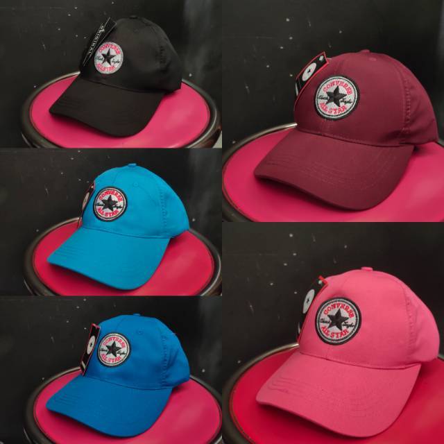 Jual Converse | Topi Converse Baseball Cap Distro Quality Unisex Pria ...