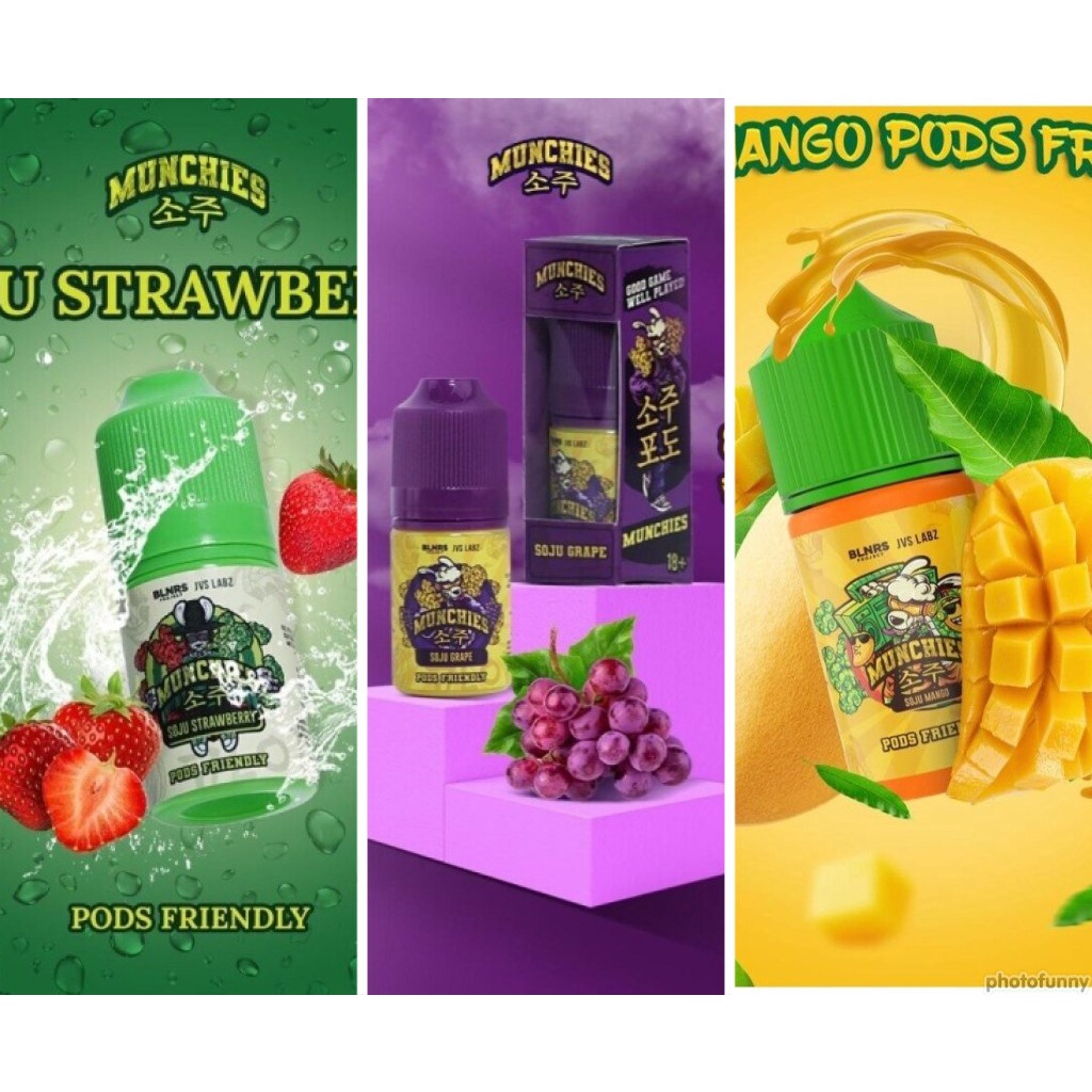 Jual MUNCHIES SERIES NEW MUNCHIES PODS FRIENDLY LIQUID 30ML 14MG ...