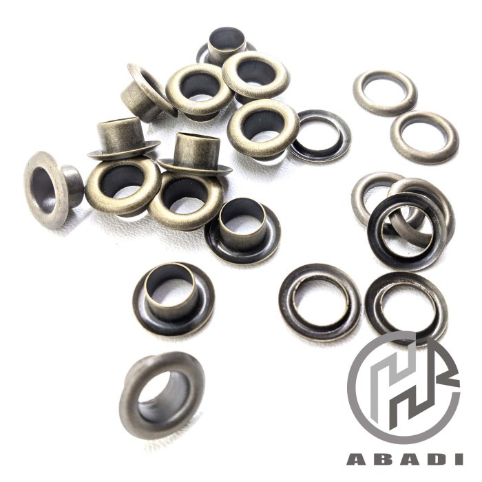 Jual MATA AYAM PLATING BESI DIAMETER DALAM 5 MM V 12 SDO - ANTIK BRUSH ...