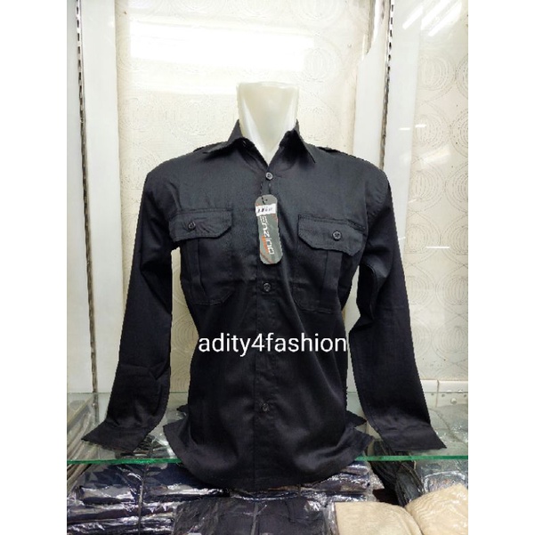 Jual Kemeja Seragam Pns,Kemeja Pdh Hitam | Shopee Indonesia