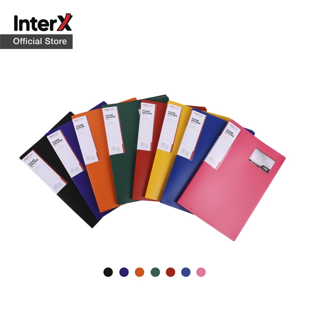 Jual InterX Folder Clear Holder / Document Keeper / Map Display Album 10 lembar Folio (F4 ...