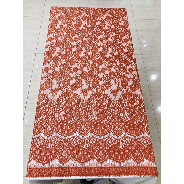 Jual Brokat Panel Heavy Cotton/Brokat Katun 8246 (Flower Pattern ...