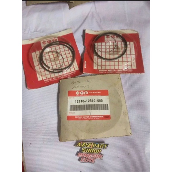 Jual ring seher piston Suzuki RGR oversize standar 0 OS 50 OS 100 original Japan | Shopee Indonesia