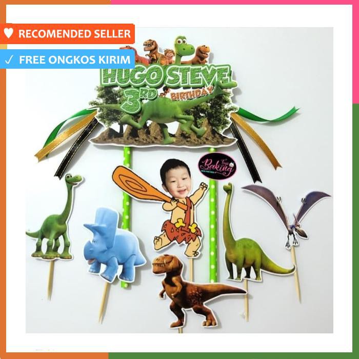 Jual TOPPER CAKE BIRTHDAY GOOD DINO | Shopee Indonesia