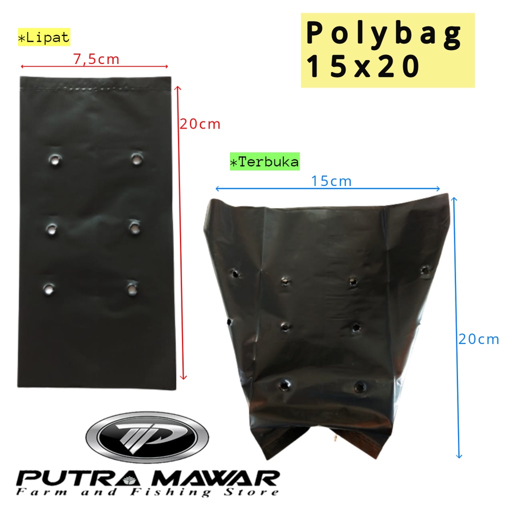 Jual Polybag Tanaman 250gr Polibag Plastik Semua Ukuran semai kecil ...