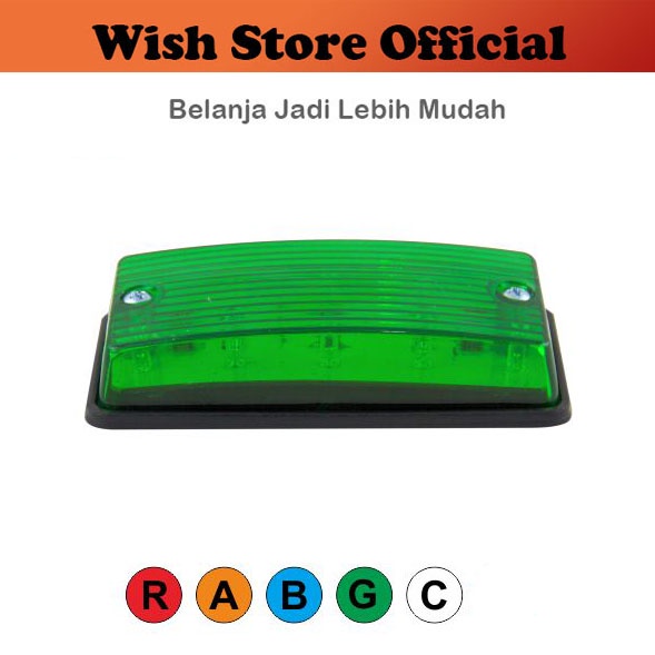 Jual Lampu LED Bak Truk Bis / Fender Lamp / Lampu Samping Bus / Side Lamp Bus Truk / Atap Bus ...