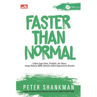 Jual BukuFaster Than Normal - Peter Shankman ADHD Autis | Shopee Indonesia