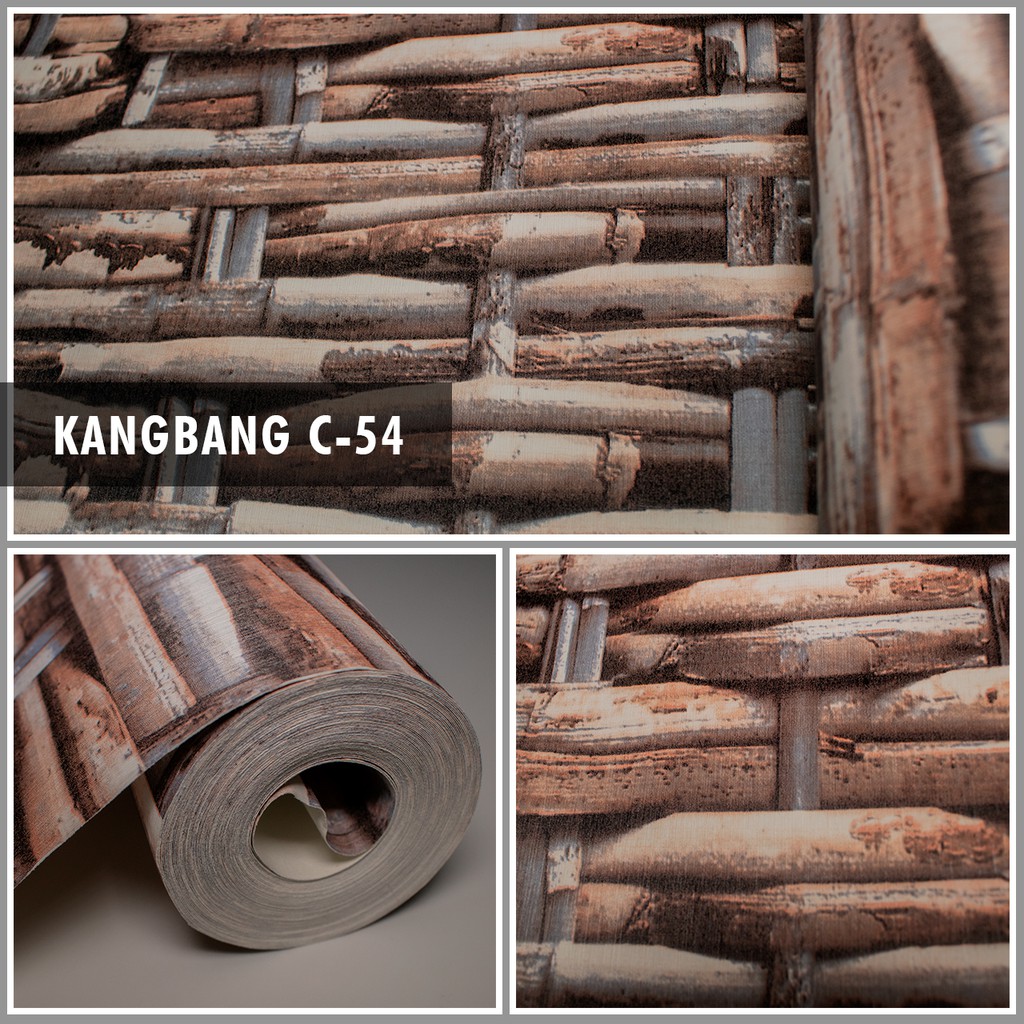 Jual Wallpaper Dinding Motif Kayu bambu | Shopee Indonesia