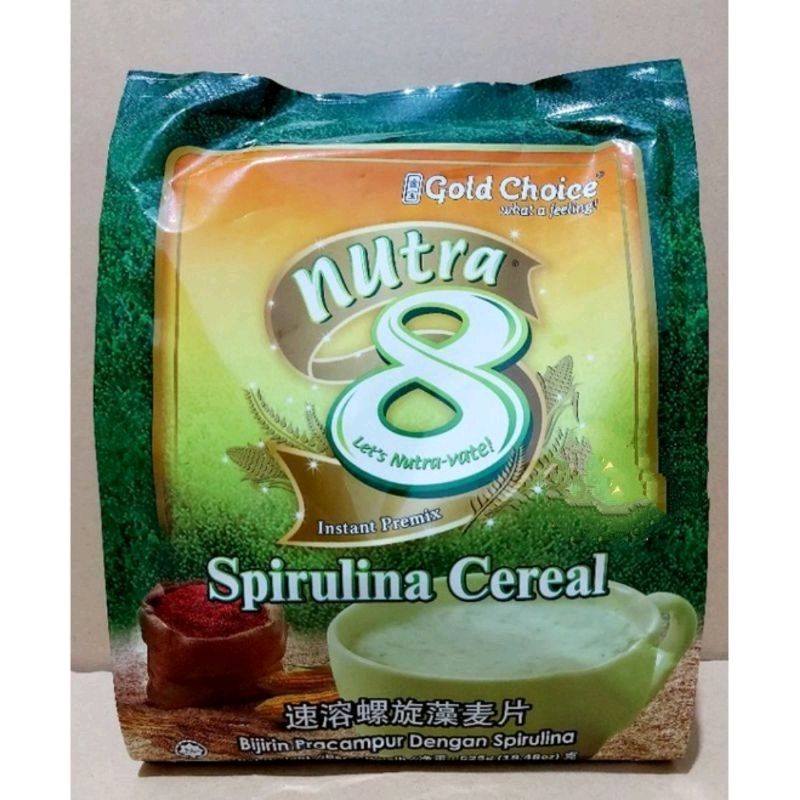Jual 15 SACHET SEREAL SPIRULINA GOLD CHOICE NUTRA 8 CEREAL SPIRULINA ...