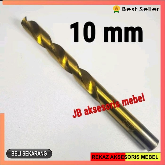 Jual MATA BOR BESI KAYU 10 mm KUNING MERK IGM | Shopee Indonesia