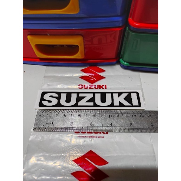 Jual sticker stiker striping batok suzuki satria lumba hiu shogun smash ...