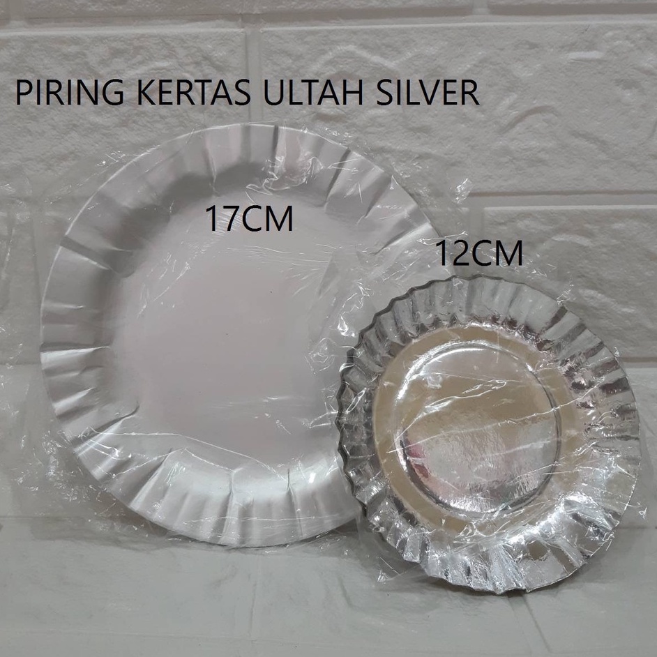 Jual Piring Kertas Silver 12cm / 17cm Piring Kertas Ulang Tahun Piring Pesta | Shopee Indonesia