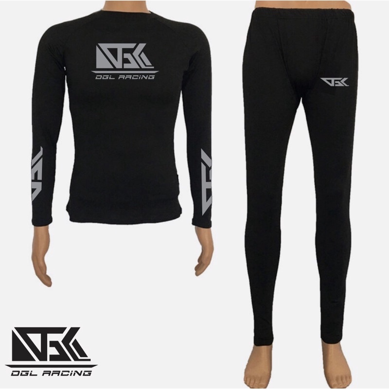 Jual innersuit / baselayer dalaman wearpack hitam logo poliflex ...