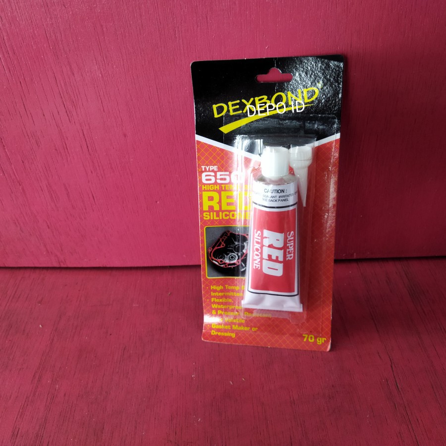 Jual DEXBOND LEM SILICONE RED BESAR 75GR | Shopee Indonesia