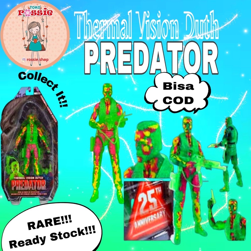 Jual Figure Predator Thermal Vision Dutch Neca Original/Rare Action ...