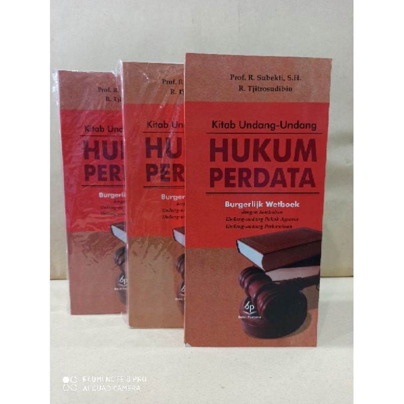 Jual KUH Perdata ( kitab Undang-Undang Hukum Perdata ) BW By Prof. R. Subekti, S.H | Shopee ...