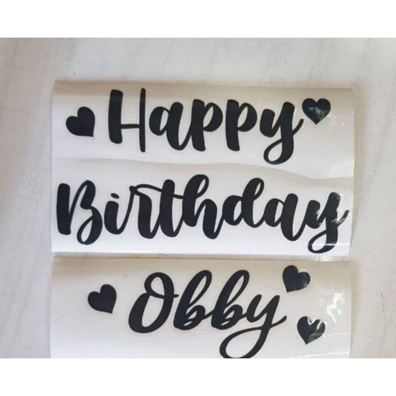 Jual sticker stiker balon pvc 3 kata | Shopee Indonesia