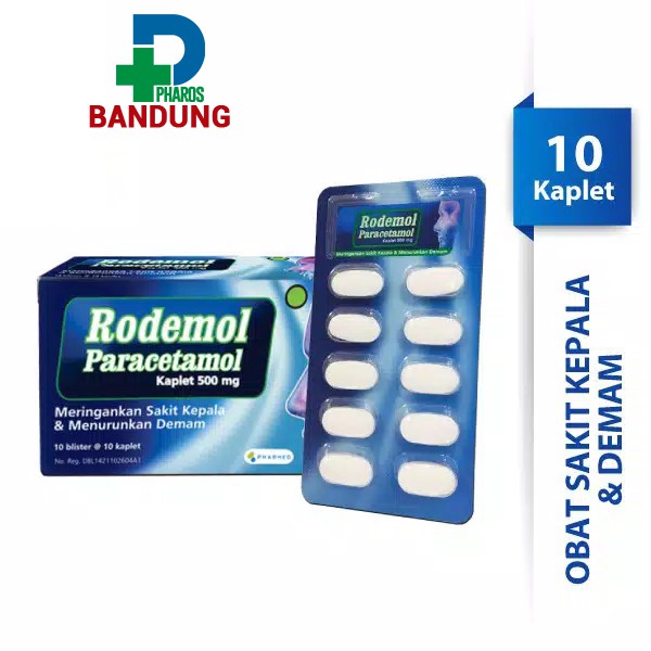 Jual Rodemol Paracetamol 500Mg - Obat Sakit Kepala & Penurun Demam 1 ...