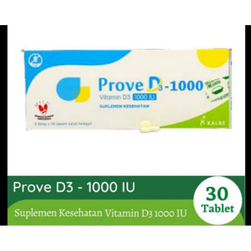 Jual Vitamin D Prove - D3 1000iu 30 Tablet | Shopee Indonesia