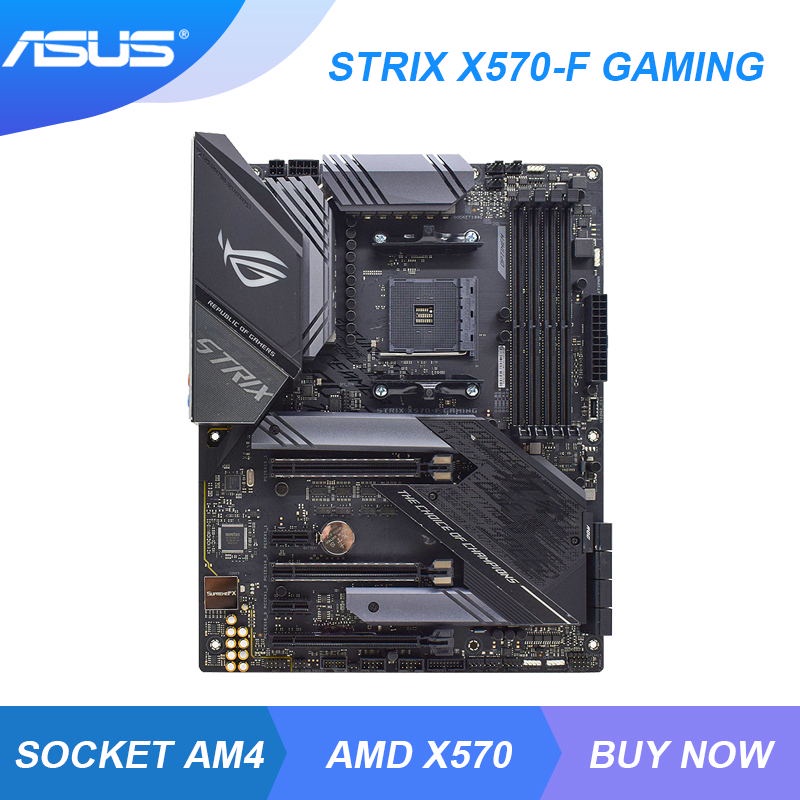 Jual PREORDER ASUS ROG STRIX X570-F GAMING Mining Motherboard AM4 ...