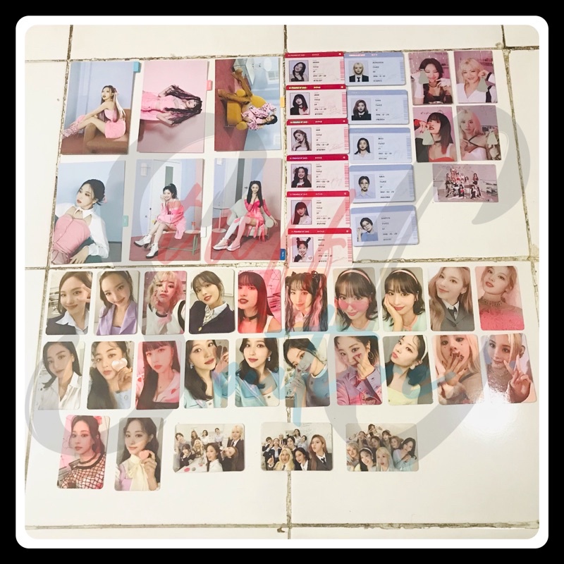 Jual [CEK STOCK DESKRIPSI] TWICE PHOTOCARD FORMULA OF LOVE / TWICE ID CARD FORMULA OF LOVE ...