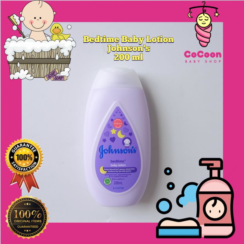 Jual Lotion Bayi Bedtime Baby Lotion Johnson Johnsons Johnson's 200 ml ...