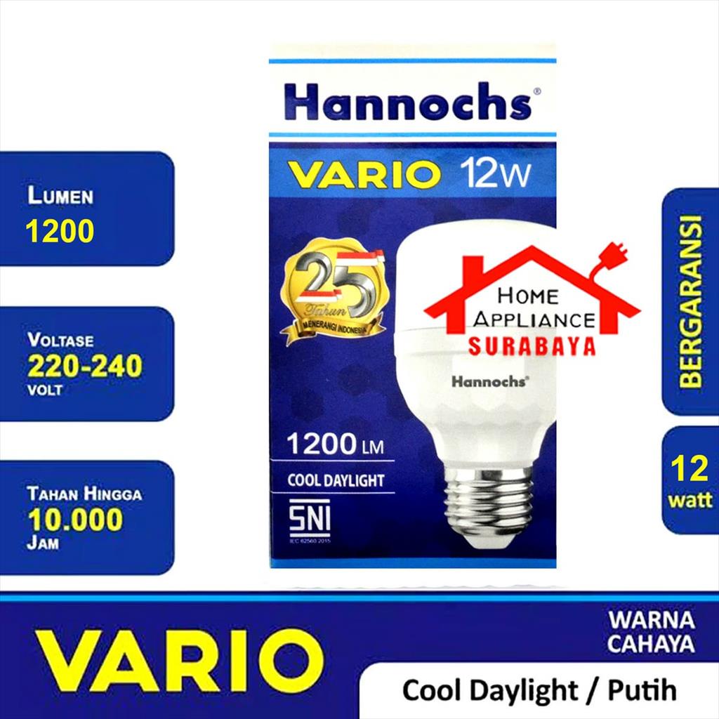 Jual Lampu Kapsul - Capsule Bohlam LED Hannochs VARIO 12W 12 Watt 6500K Cahaya Putih | Shopee ...