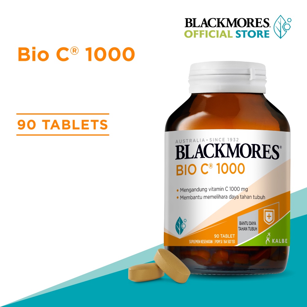 Jual Blackmores Bio C 1000mg 1 Tablet Per Hari Tinggi Vitamin C Isi 90 ...